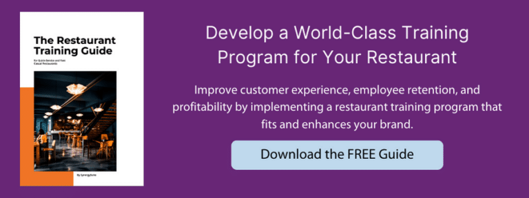 The Restaurant Training Guide: Why and How to Train Restaurant Staff