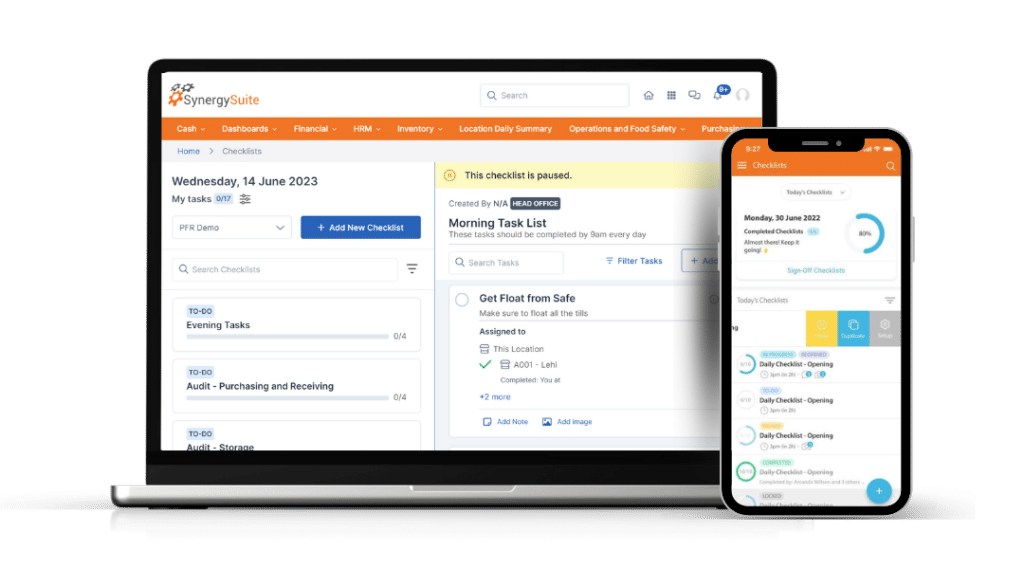 Restaurant Operations Software | SynergySuite